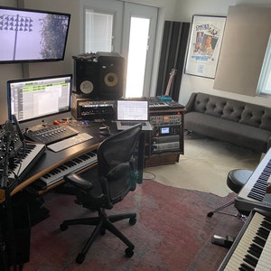 8-16U Slanted SIDECAR AUDIO RACK Storage Shelves - Etsy