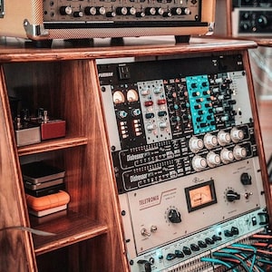 8-16U Slanted SIDECAR AUDIO RACK | Storage Shelves - Etsy