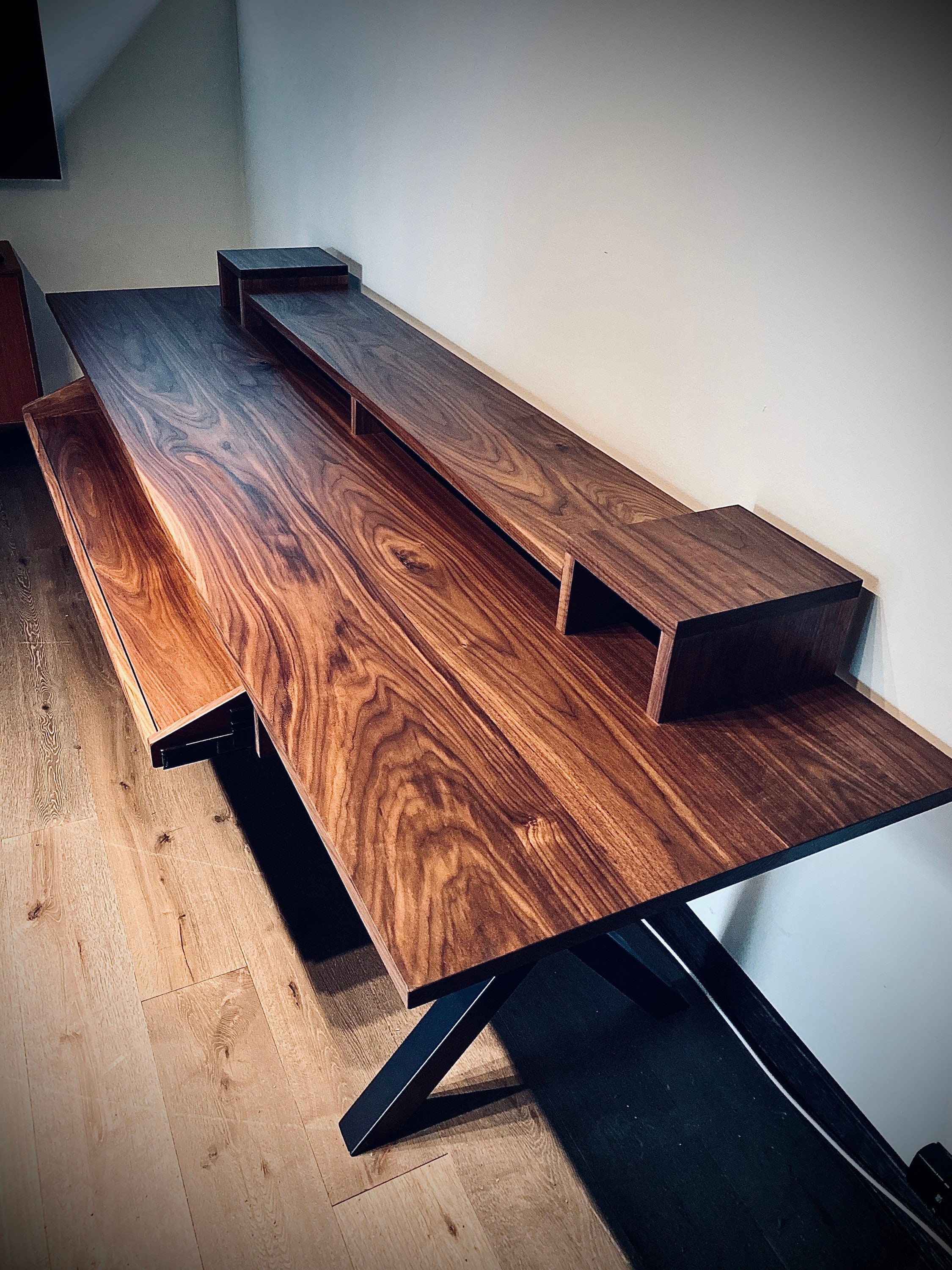 SOLID WALNUT DESK | Etsy