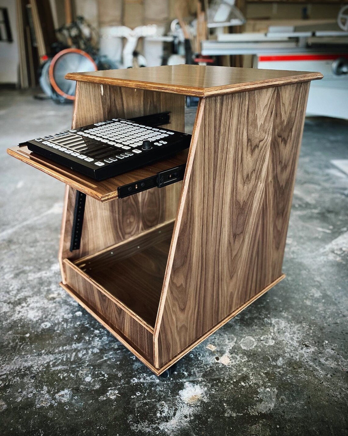 8-12U Slanted SIDECAR Rack Drum Machine Pullouts - Etsy