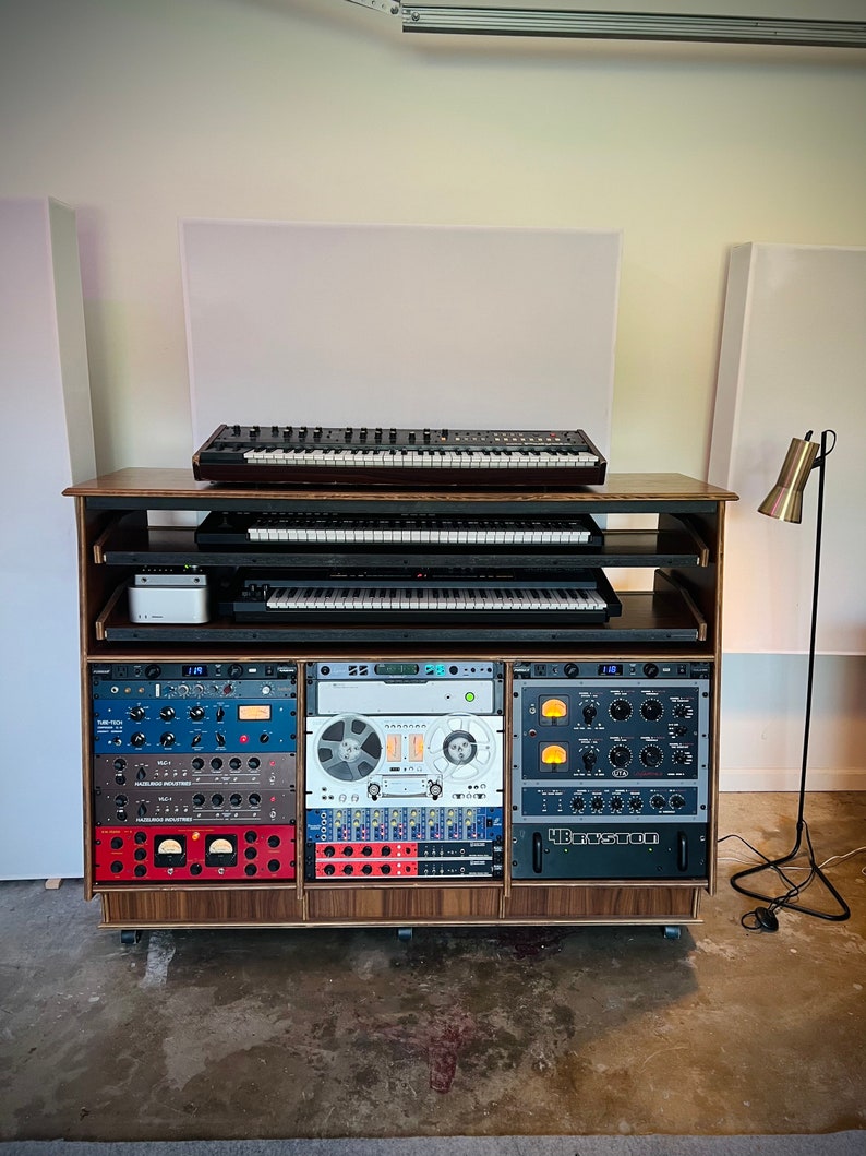 TRIPLE 8-12U Slanted SIDECAR Rack / 1-2 Synth Trays - Etsy