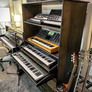 TALLBOY SYNTH CABINET | Music Studio - Etsy