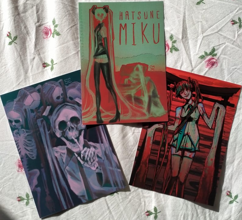Creepy Hatsune Miku Prints - Etsy