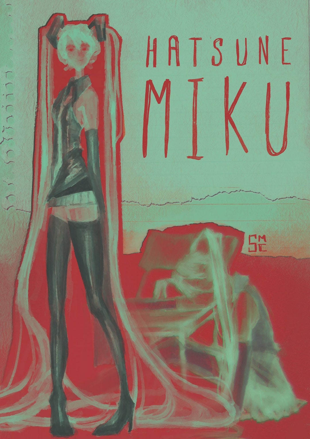 Hatsune Miku Print - Etsy Australia