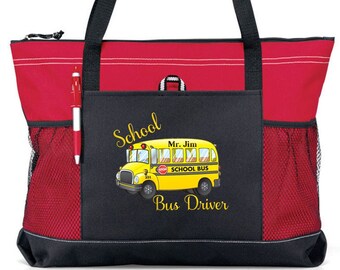 Personalized Bus Driver Bag - Etsy