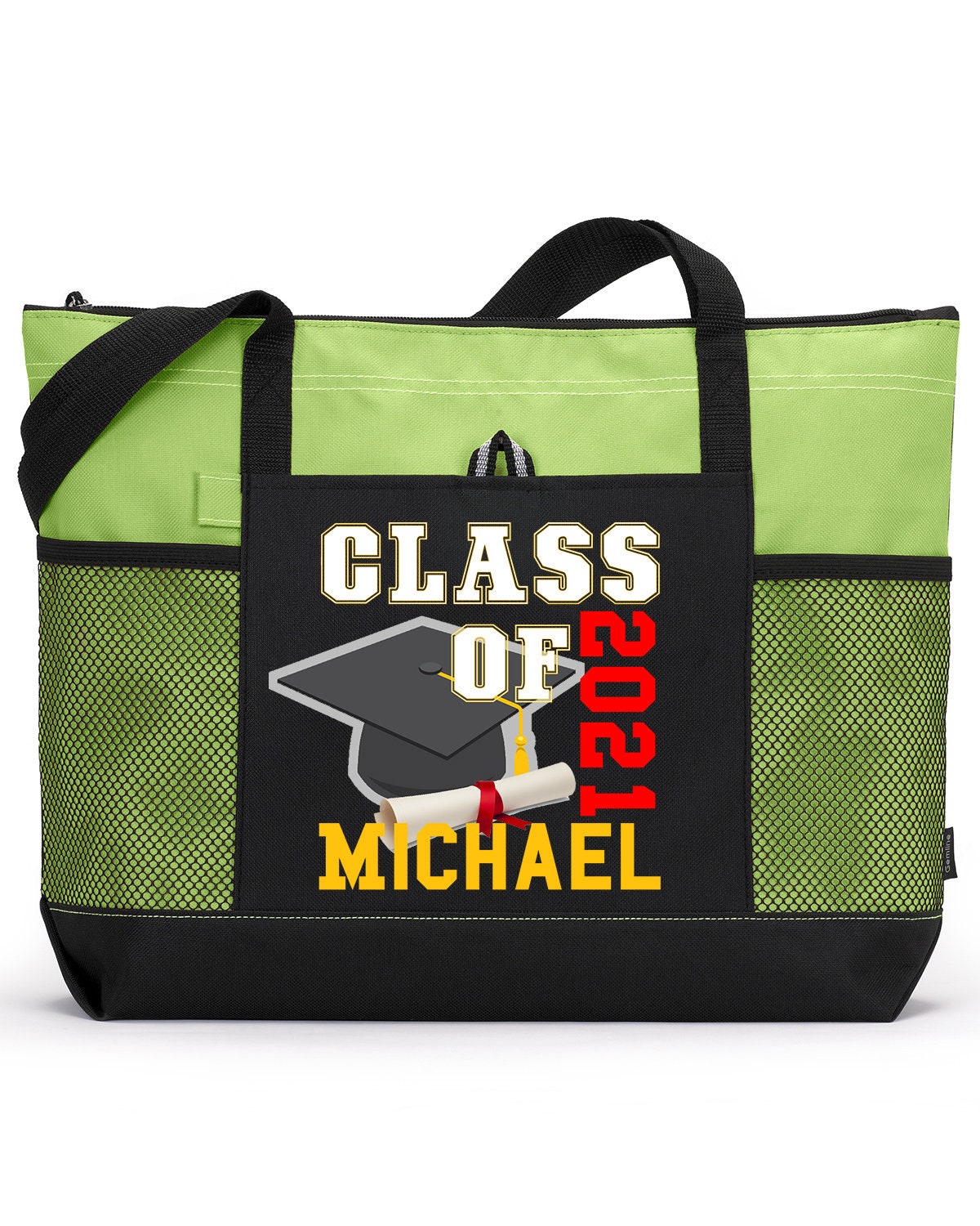 Personalized Graduate Class of 2021 Tote Bag Available in 7 | Etsy