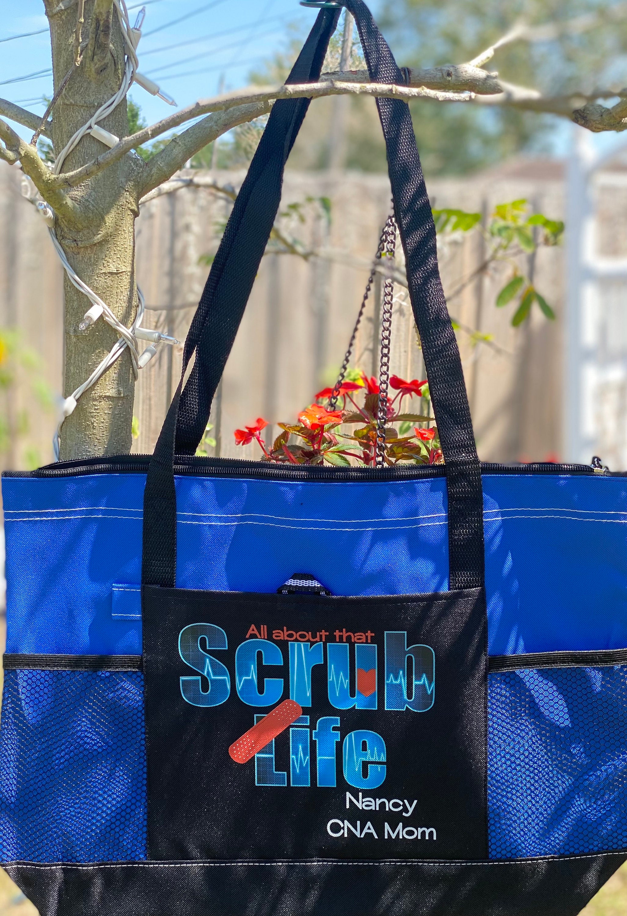 Personalized Scrub Life Tote Bag Available in 7 Colors | Etsy