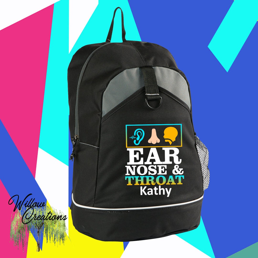 Personalized Ear, Nose and Throat Doctor Canyon Backpack - Etsy