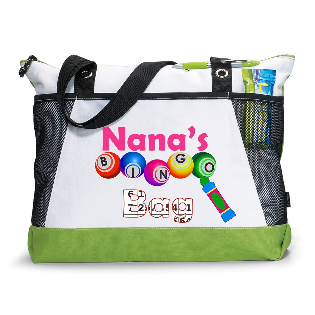 Personalized Bingo Bag Venture Tote, Available in 7 Colors - Etsy