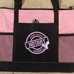 Personalized Notary Public Stamp of Approval Tote Bag, Available in 7 ...