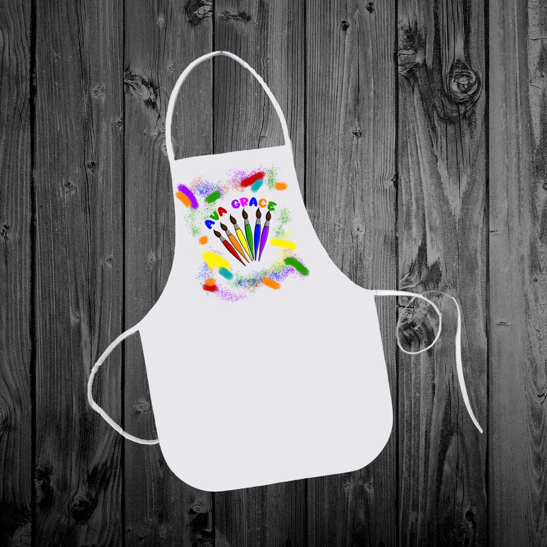 Personalized Making Messy Memories Children's Apron, Available in 3 ...