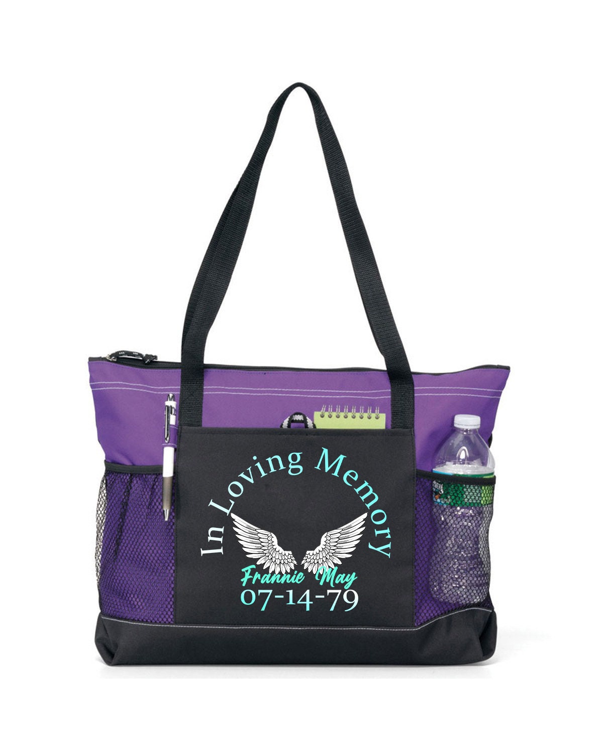Personalized in Loving Memory Tote Bag Available in 7 Colors | Etsy