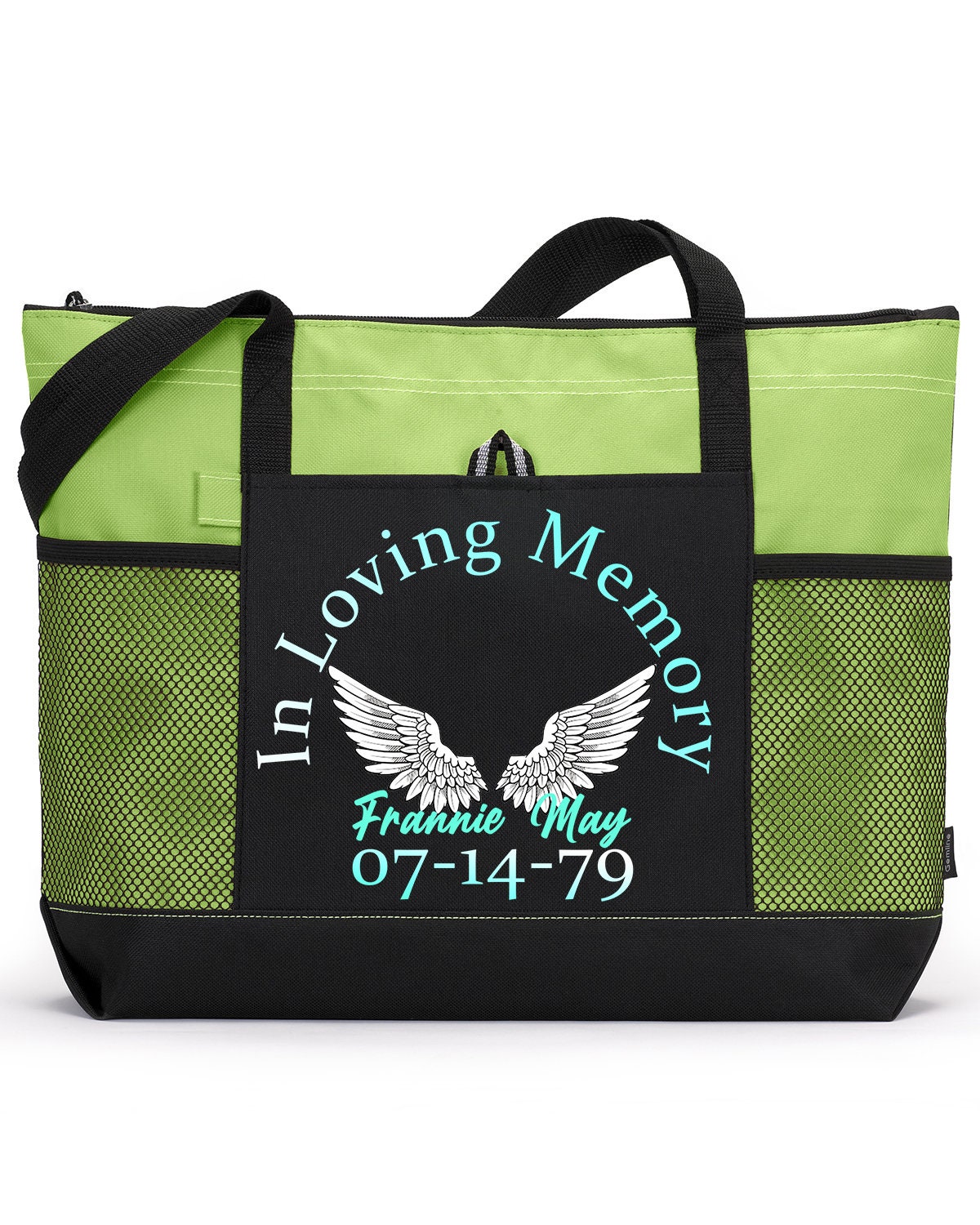 Personalized in Loving Memory Tote Bag Available in 7 Colors | Etsy