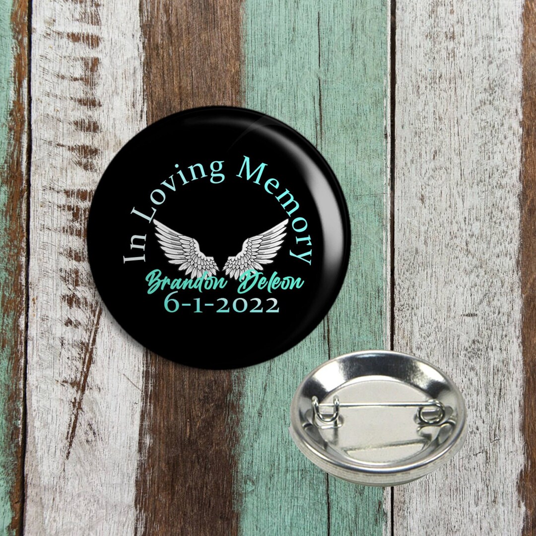 In Loving Memory Button - Etsy