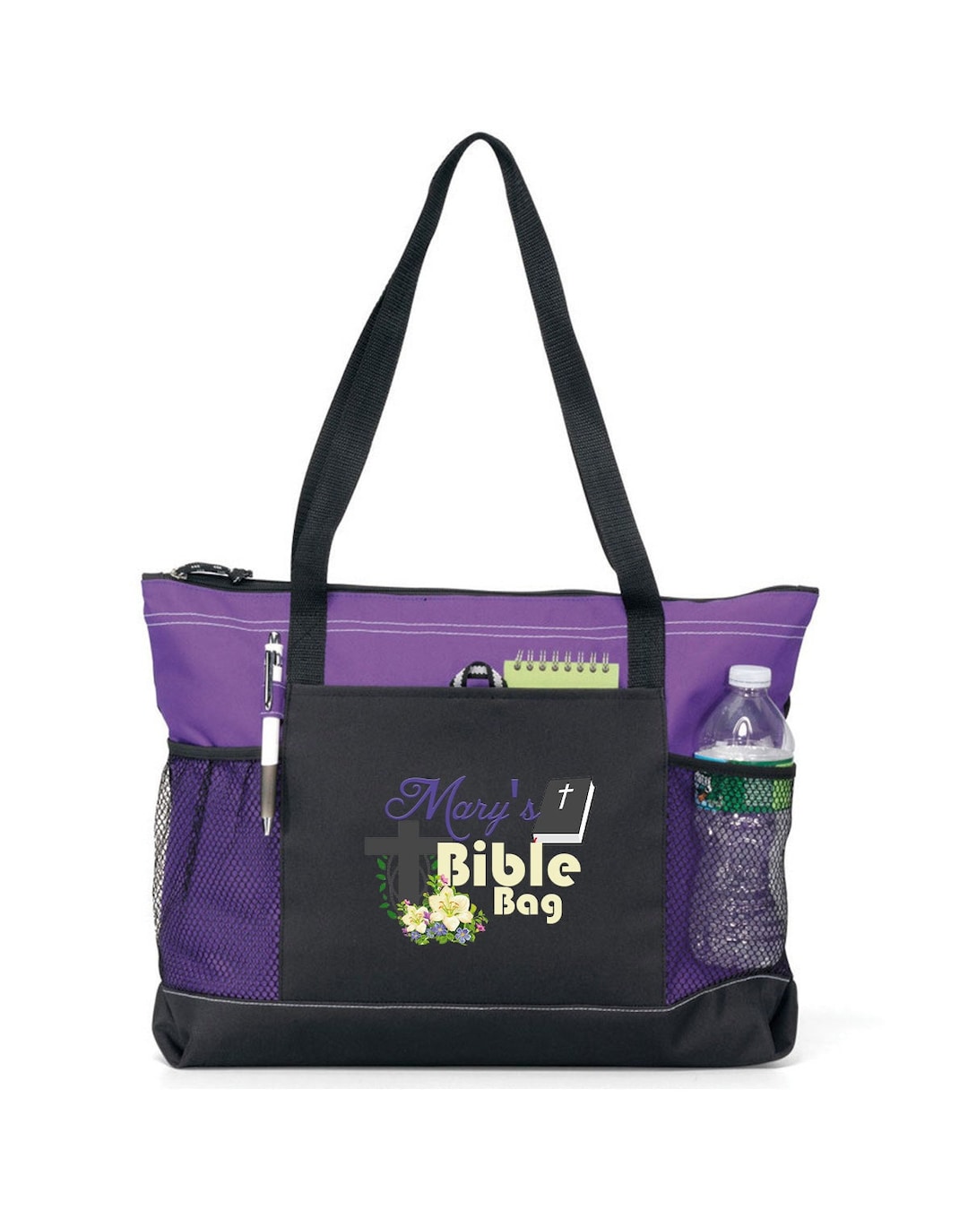 Personalized Bible Bag, Available in 7 Colors - Etsy