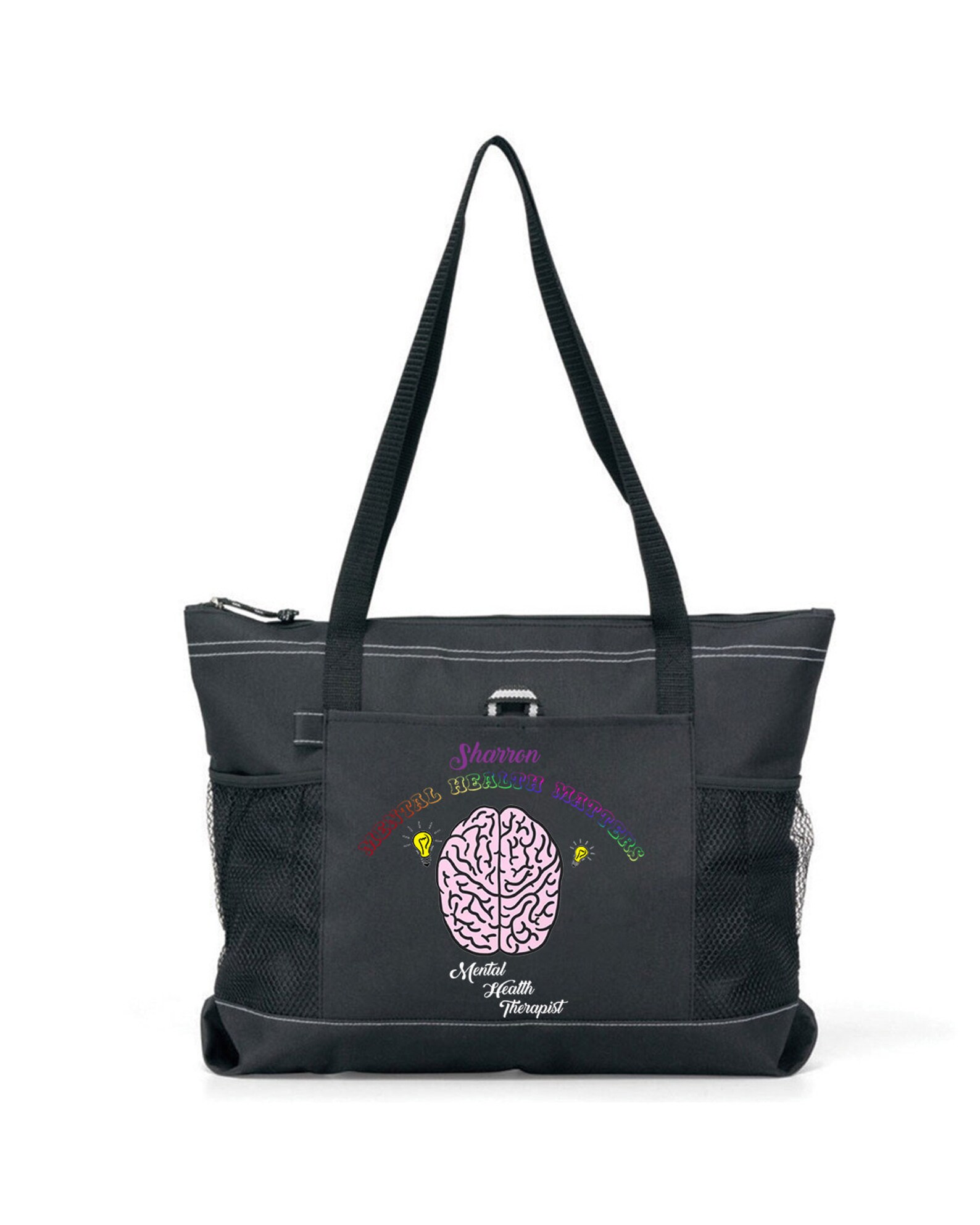 Personalized Mental Health Matters Therapist Tote Bag - Etsy