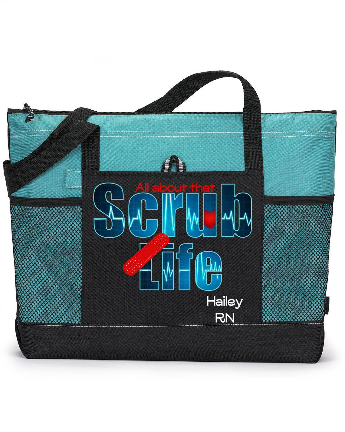 Personalized Scrub Life Tote Bag Available in 7 colors | Etsy