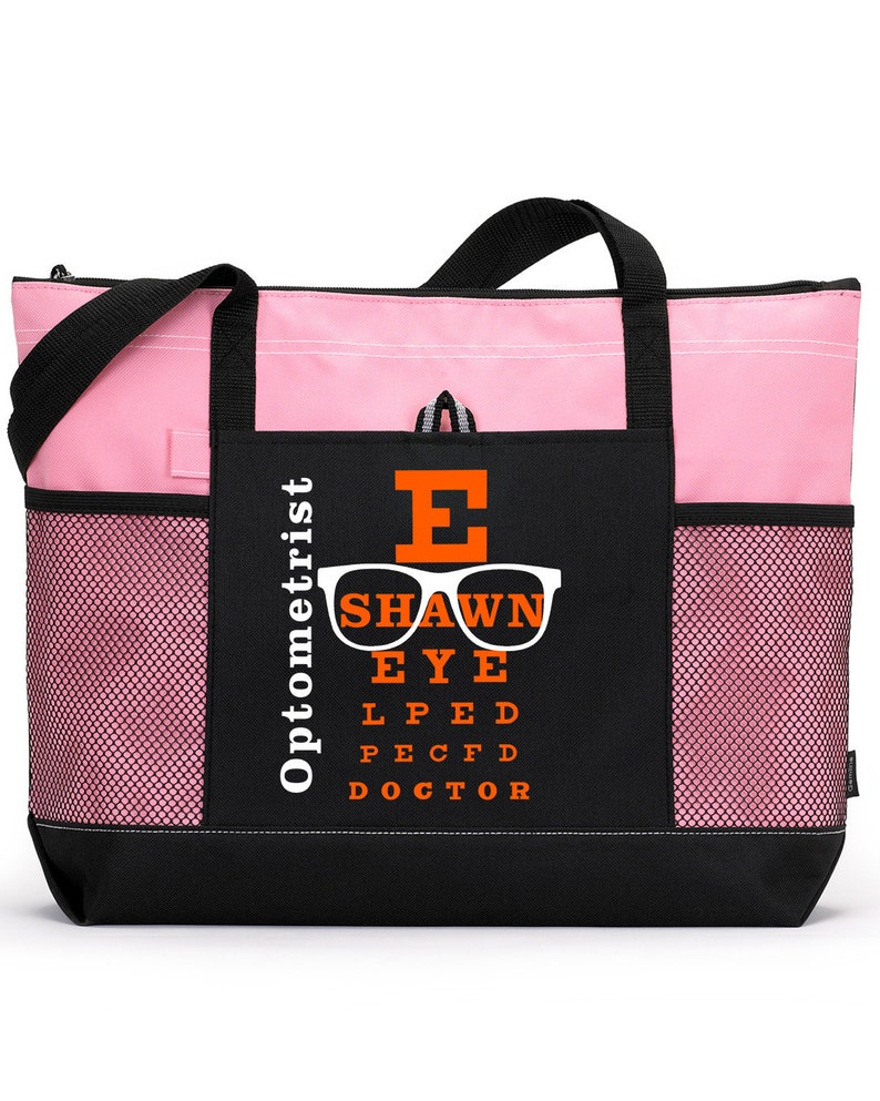 Personalized Optometrist Tote Bag Available in 7 Colors - Etsy