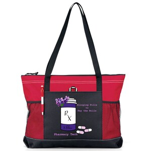 Personalized Pharmacy Tech Tote Bag , Available in 7 Colors - Etsy