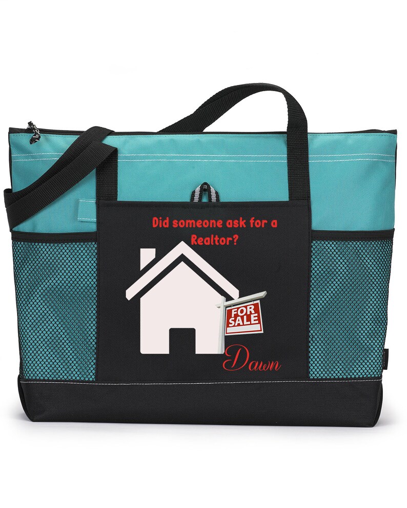 Personalized Realtor Tote Bag Available in 7 Colors - Etsy