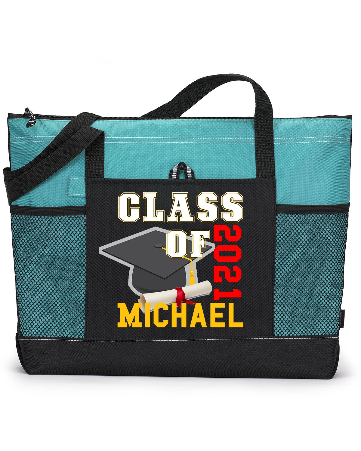 Personalized Graduate Class of 2021 Tote Bag Available in 7 | Etsy