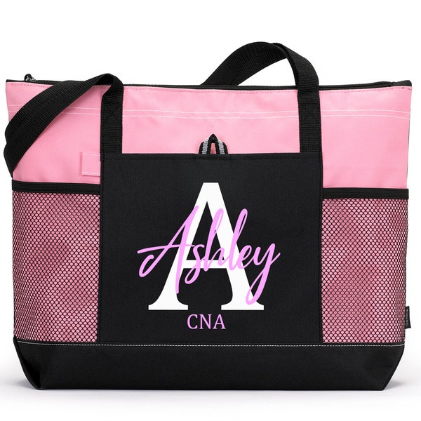 Initial Tote Bag - Etsy