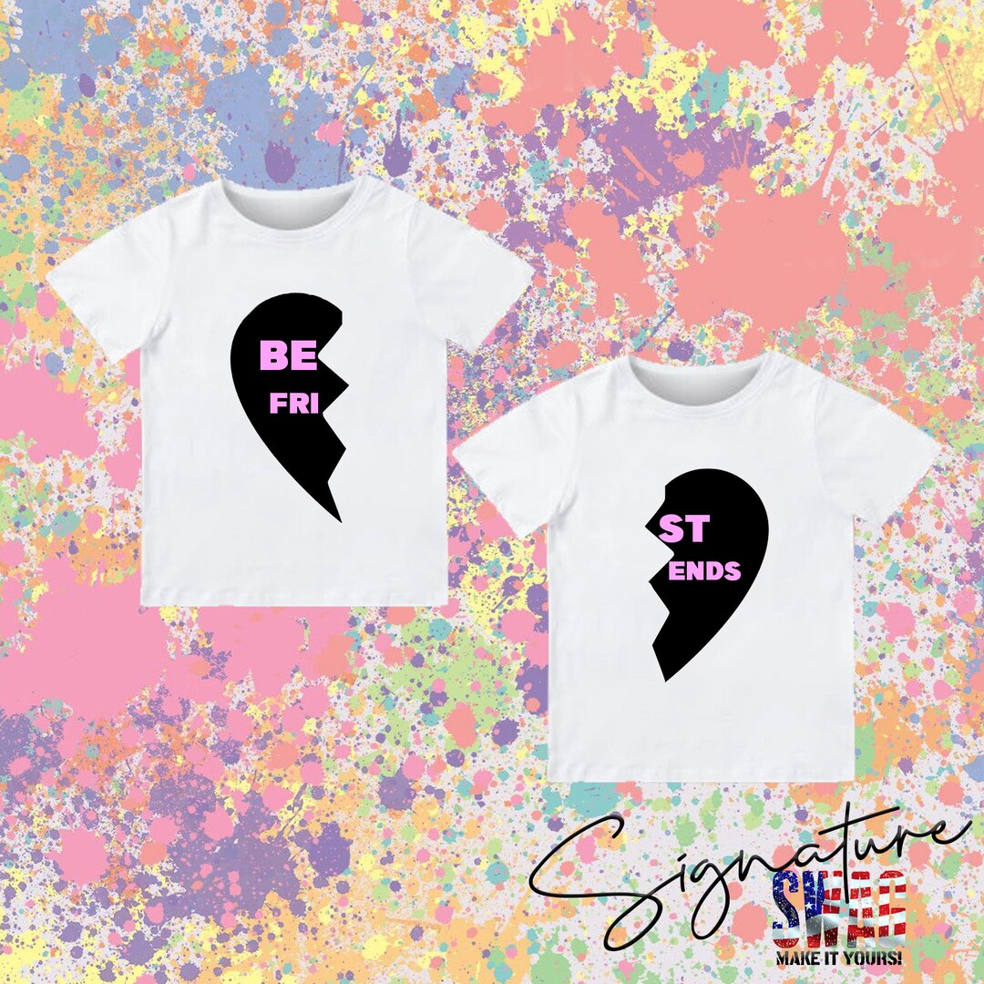 Personalized Best Friends, Matching T-shirts Available in Children's or ...