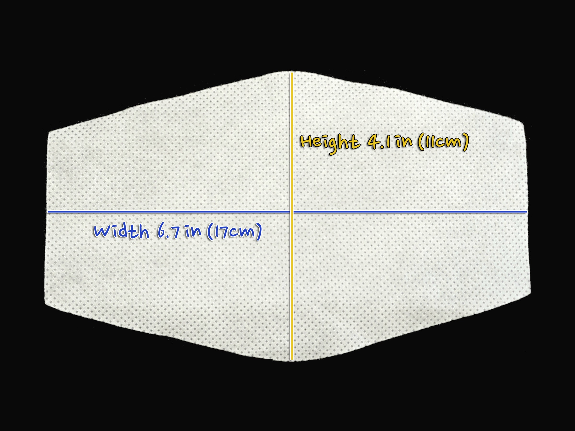 Mask Filter Insert Pre-cut 100% Non-woven Polypropylene | Etsy