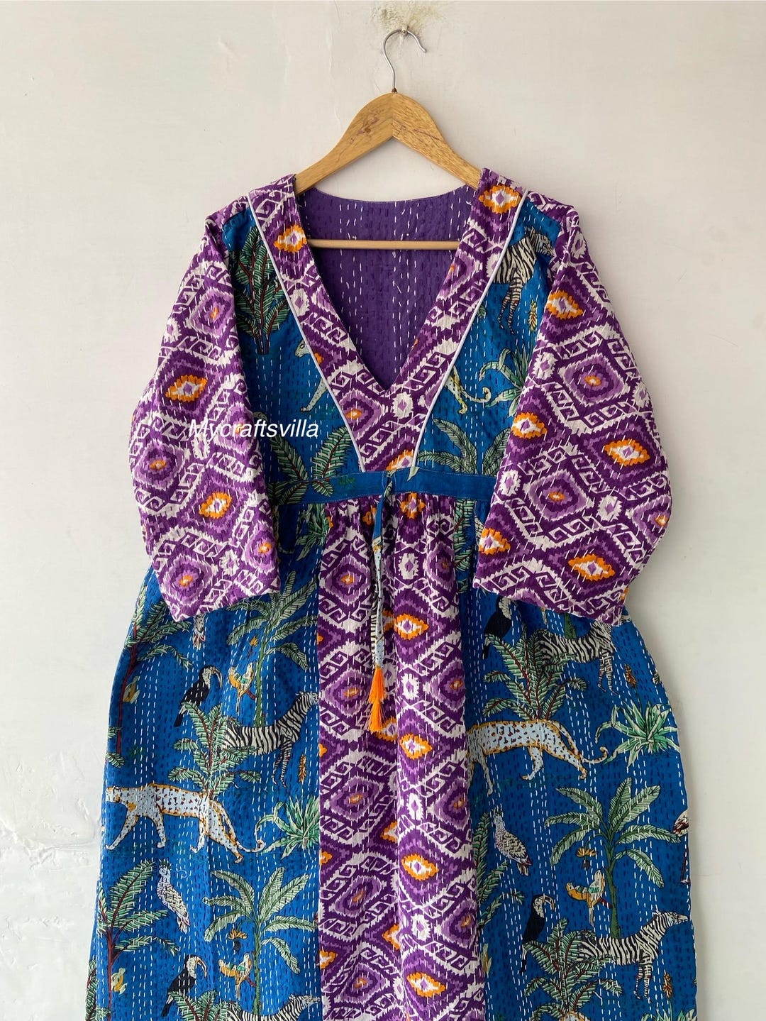 New Winter Kantha Dress, Long and Short Dress, Gown and Maxi Dress ...