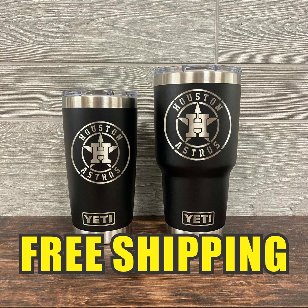 Houston Astros Personalized Custom Engraved Tumbler Cup - YETI 20oz or ...