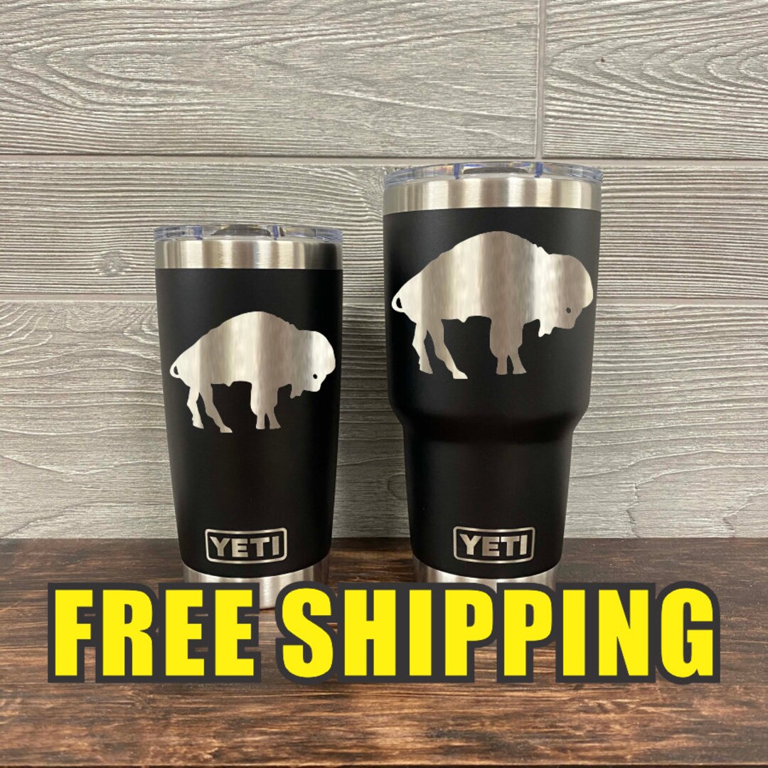Buffalo Bills Personalized Custom Engraved Tumbler Cup - YETI 20oz or ...