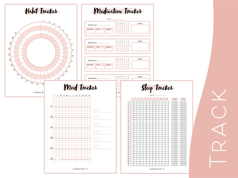 SELF CARE PLANNER, Self Care Wellness Journal, Self Care Planner, Sleep ...