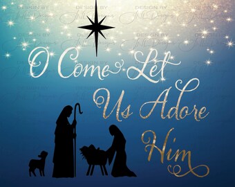 Holy Night Clip Art | Etsy