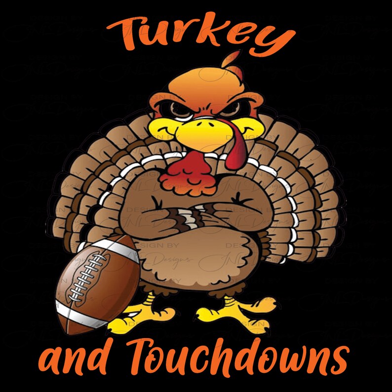 Turkey Touchdowns Png Digital File Instant Download - Etsy