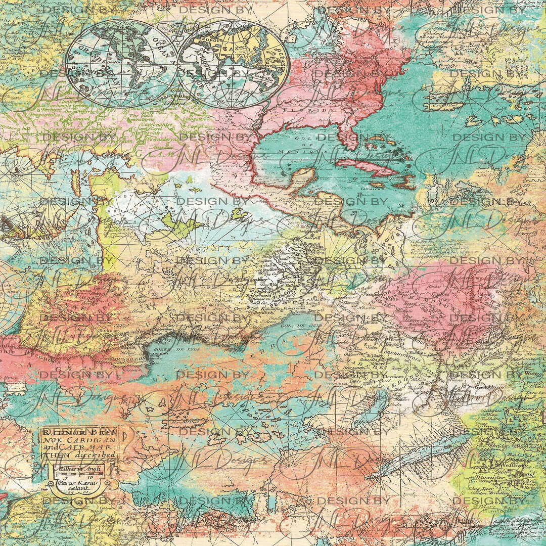 Traveler Map Background, Png File, Digital Download Png, Instant ...