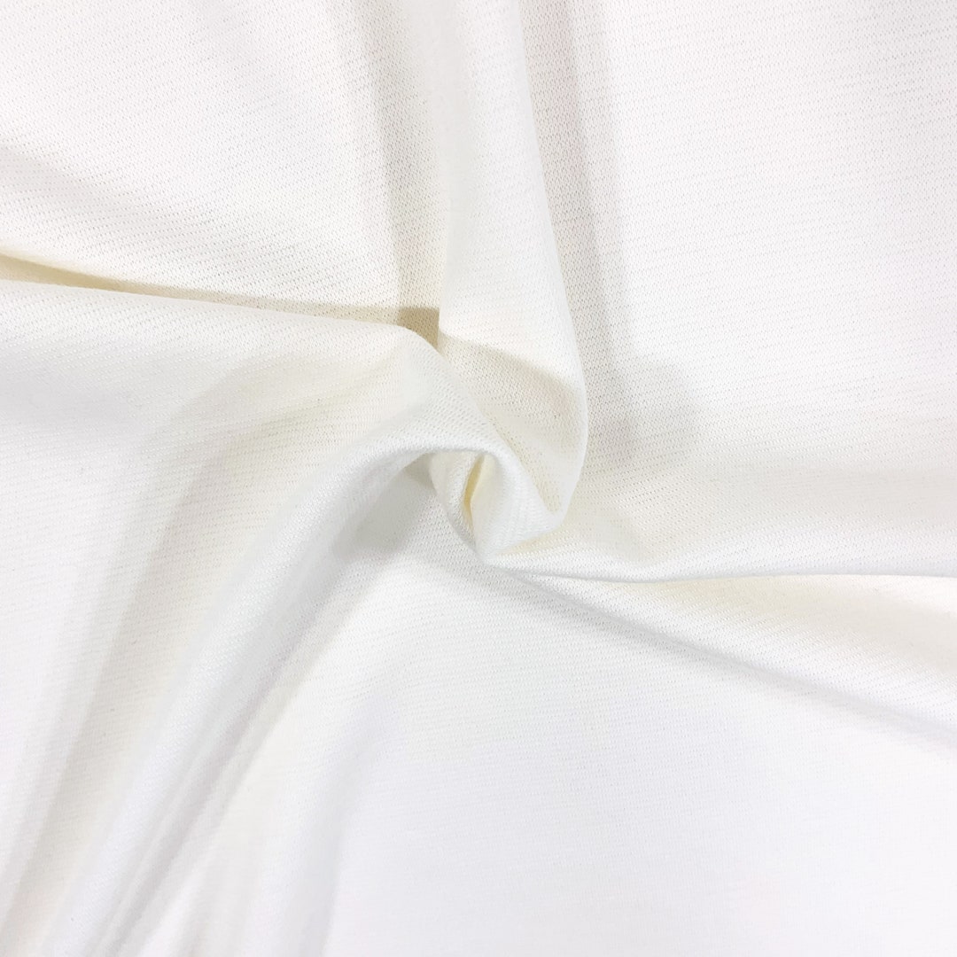 Ponte Knit Fabric Sold by the Yard Ivory White - Etsy