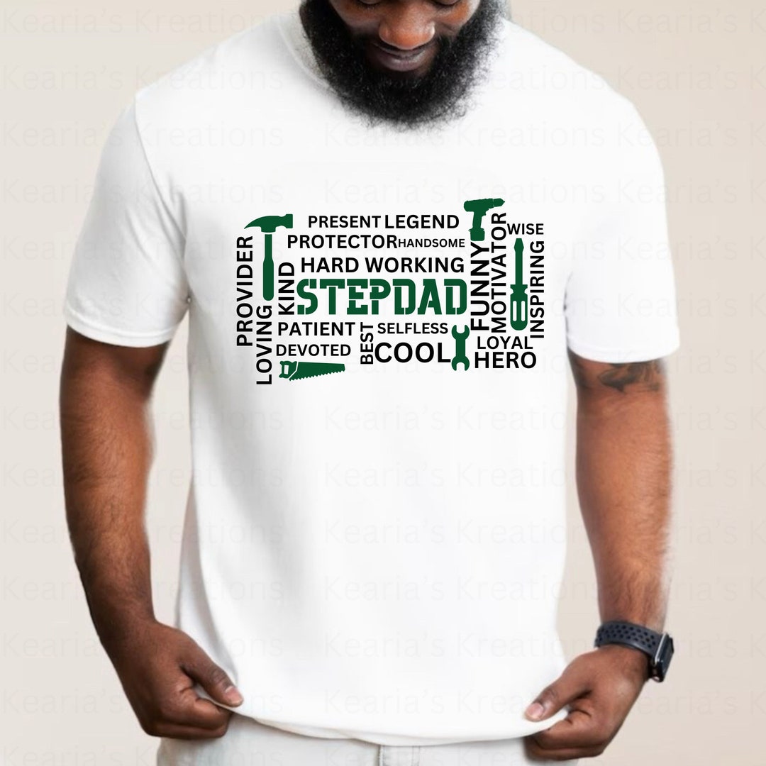 Stepdad Svg and Png File Cricut Cut File Silhouette Cut File Fathers ...