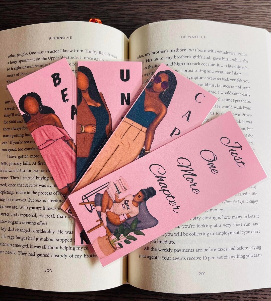 Bookmarks for Black Women Melanin Bookmarks African American Readers ...
