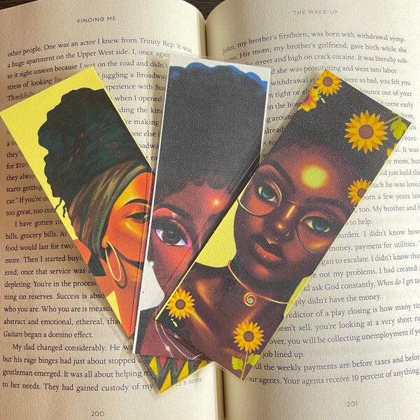 Black Girl Bookmarks - Etsy