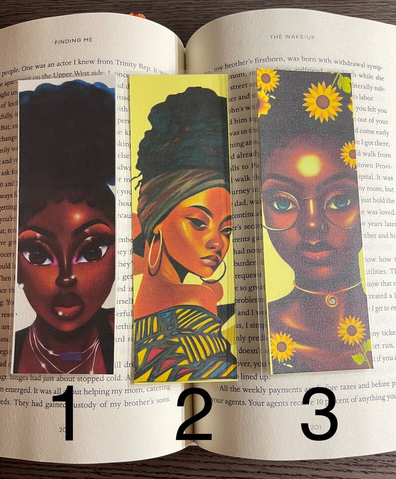 Bookmarks for Black Women Melanin Bookmarks African American Readers ...