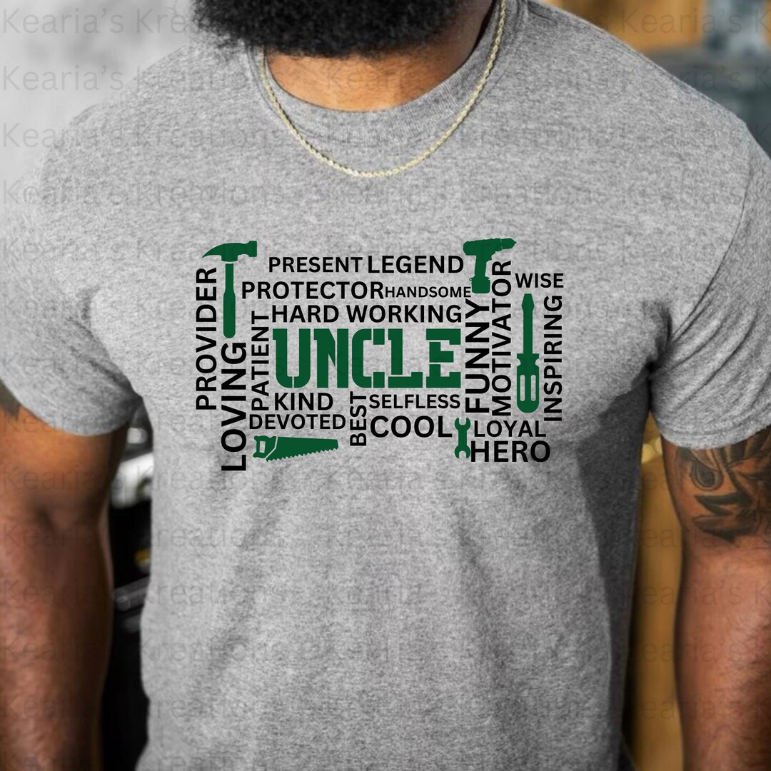 Uncle Svg and Png File Cricut Cut File Silhouette Cut File Fathers Day ...