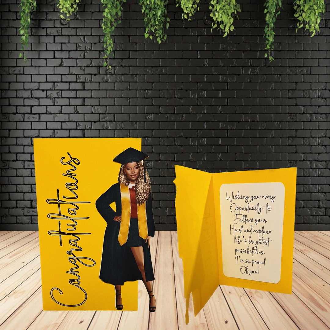 Graduation Card- Graduation for Her Card | Congratulations Card ...