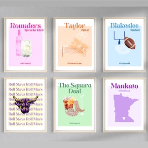 Mankato State University Posters Pack of 6 Mix & Match - Etsy