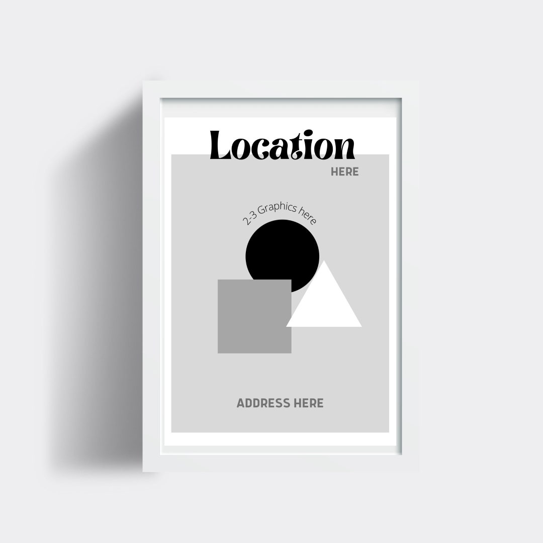 Custom College Posters, 1 Pack - Etsy