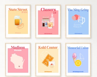 Uw Madison Bar Posters - Etsy