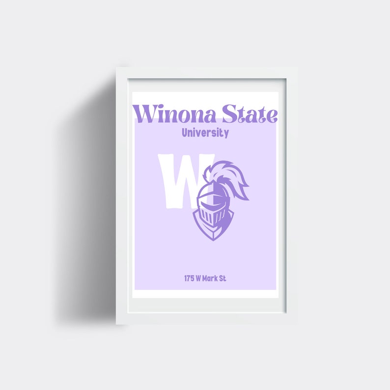 Winona State University Posters, Pack of 3, Digital Download, Winona ...
