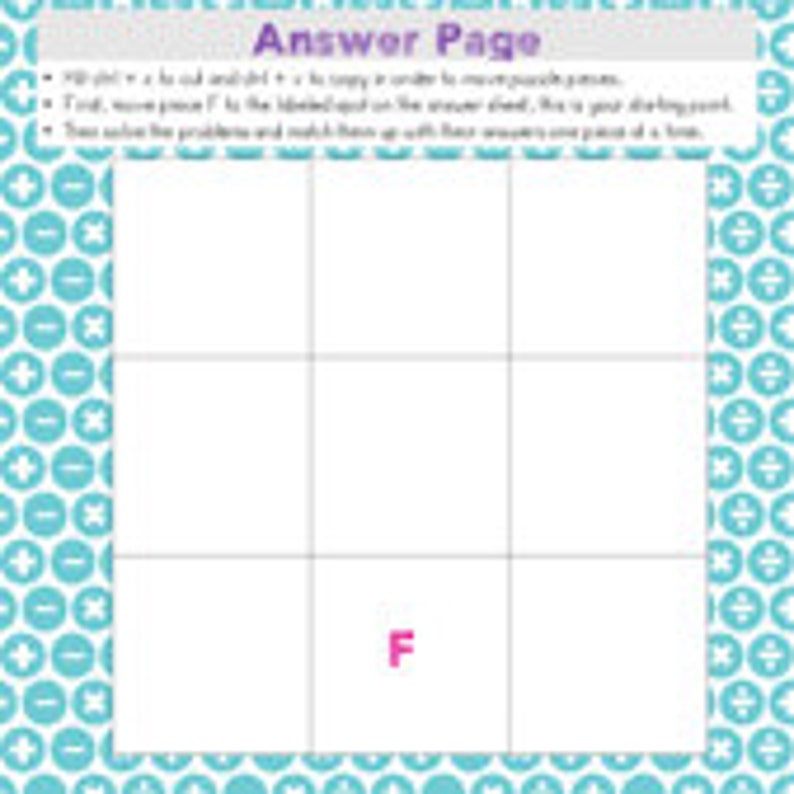 Scientific Notation Puzzle - Etsy