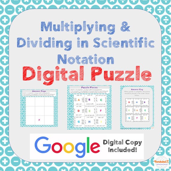 Scientific Notation Puzzle | Etsy