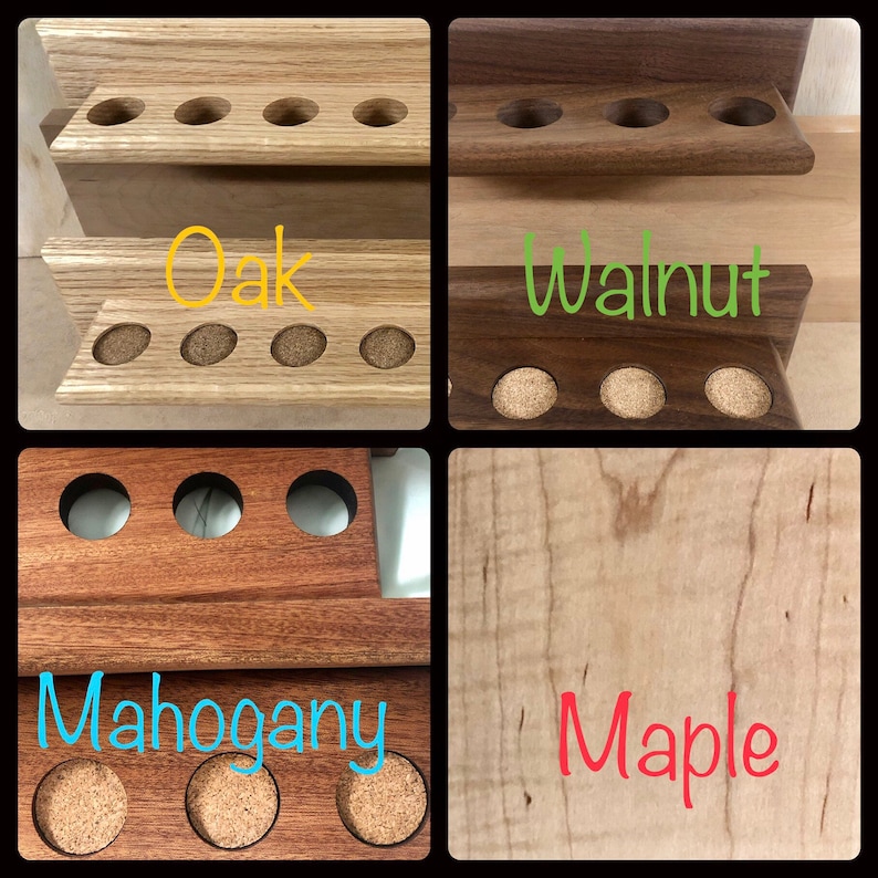 Solid Wood Pool Cue Rack / Holder 6 Cue Wall Mount oak | Etsy