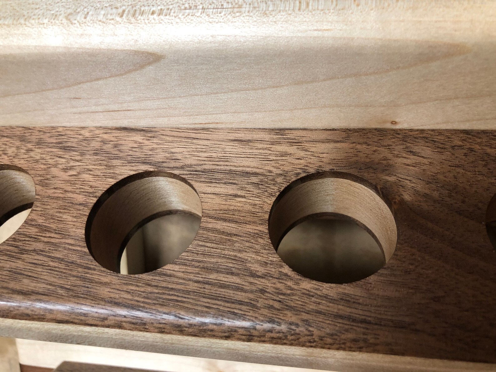 Pool Cue Rack Maple and Walnut Multiple Sizes Premium - Etsy